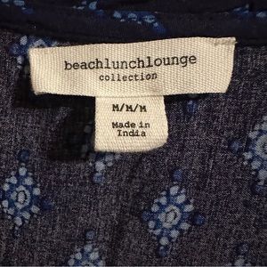 beachlunchlounge | Dresses | Beachlunchlounge Blue Multi Boho Kalia ...